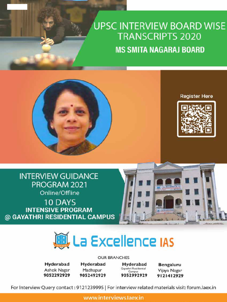 Interviews Booklet Smita Nagaraj | PDF