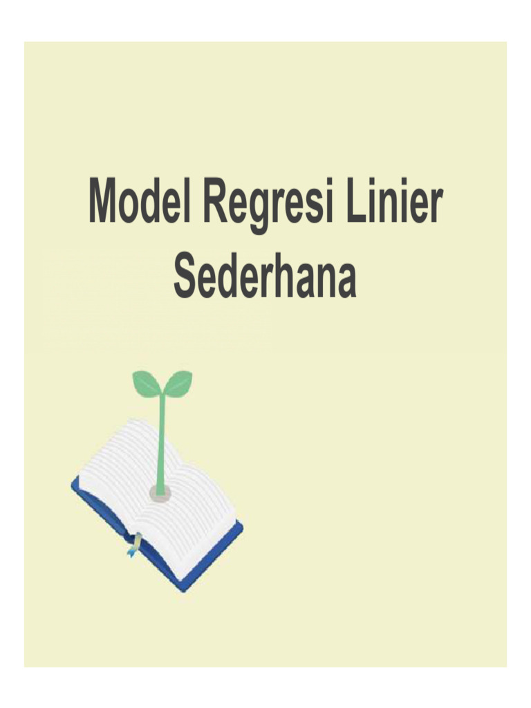 Asumsi Model Regresi Linier OLS | PDF