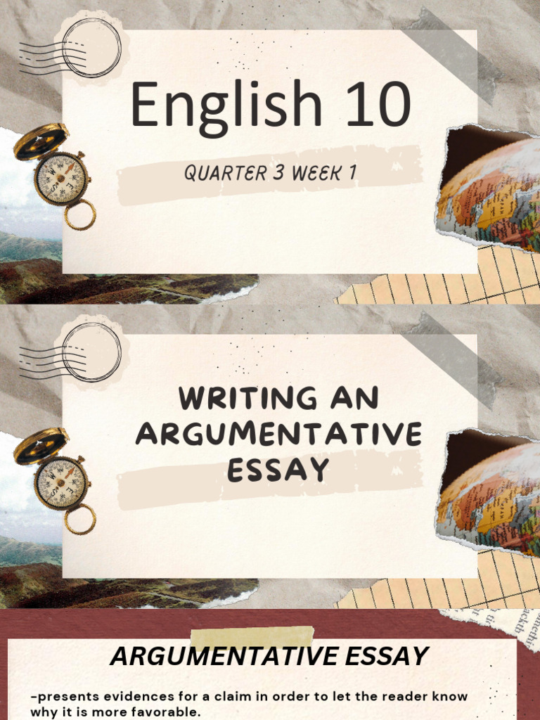 Understanding Argumentative Essays | PDF