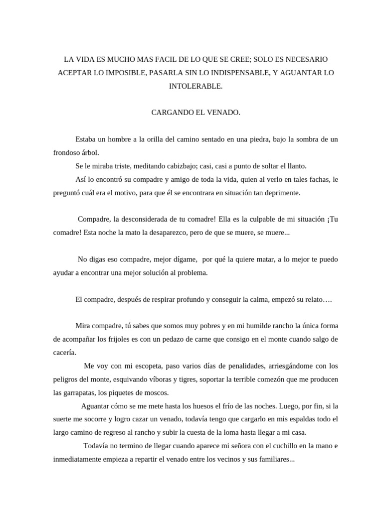 Cargando El Venado | PDF