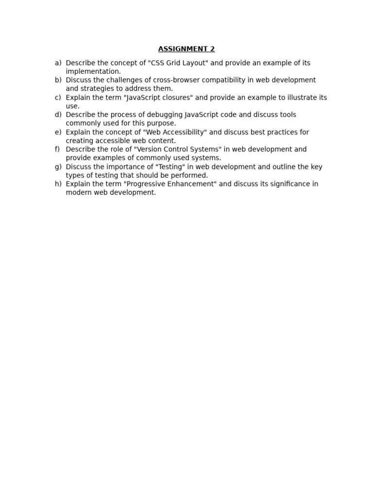 Web Development Concepts & Practices | PDF