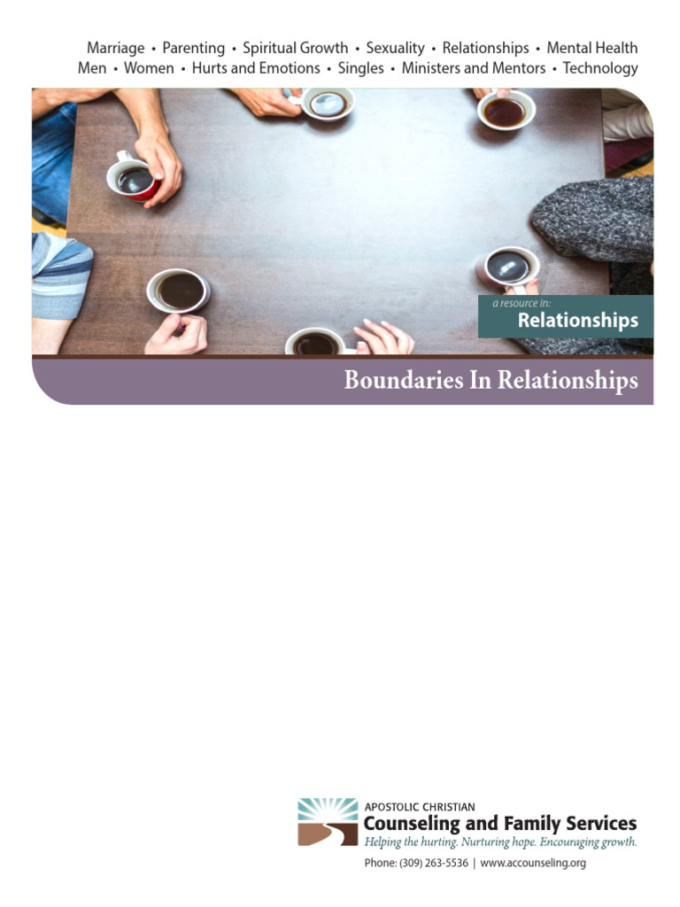Boundaries in Relationships | PDF | Intimate Relationships | Feeling