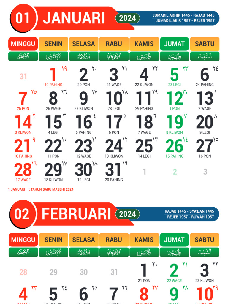 Kalender 2024 | PDF