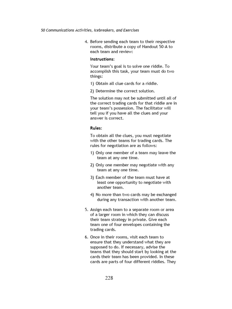 50 Communications Activities, Icebreakers, and Exercises (PDFDrive ...