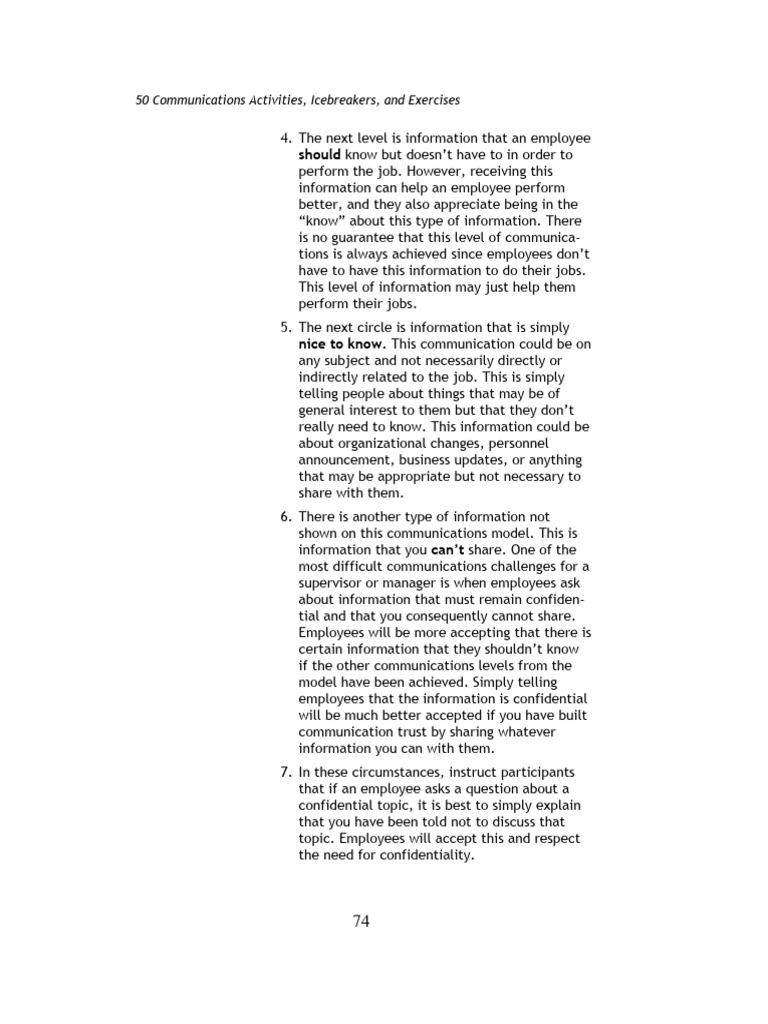 50 Communications Activities, Icebreakers, and Exercises (PDFDrive ...
