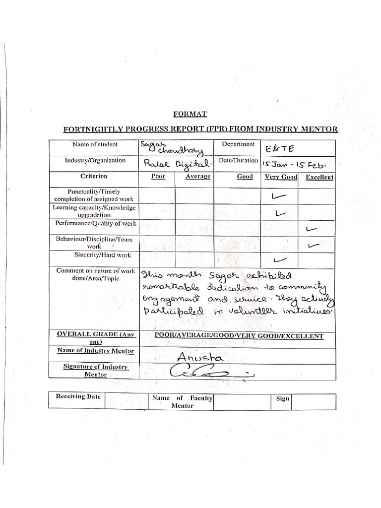 How To Fill FPR Report, What Is It | PDF