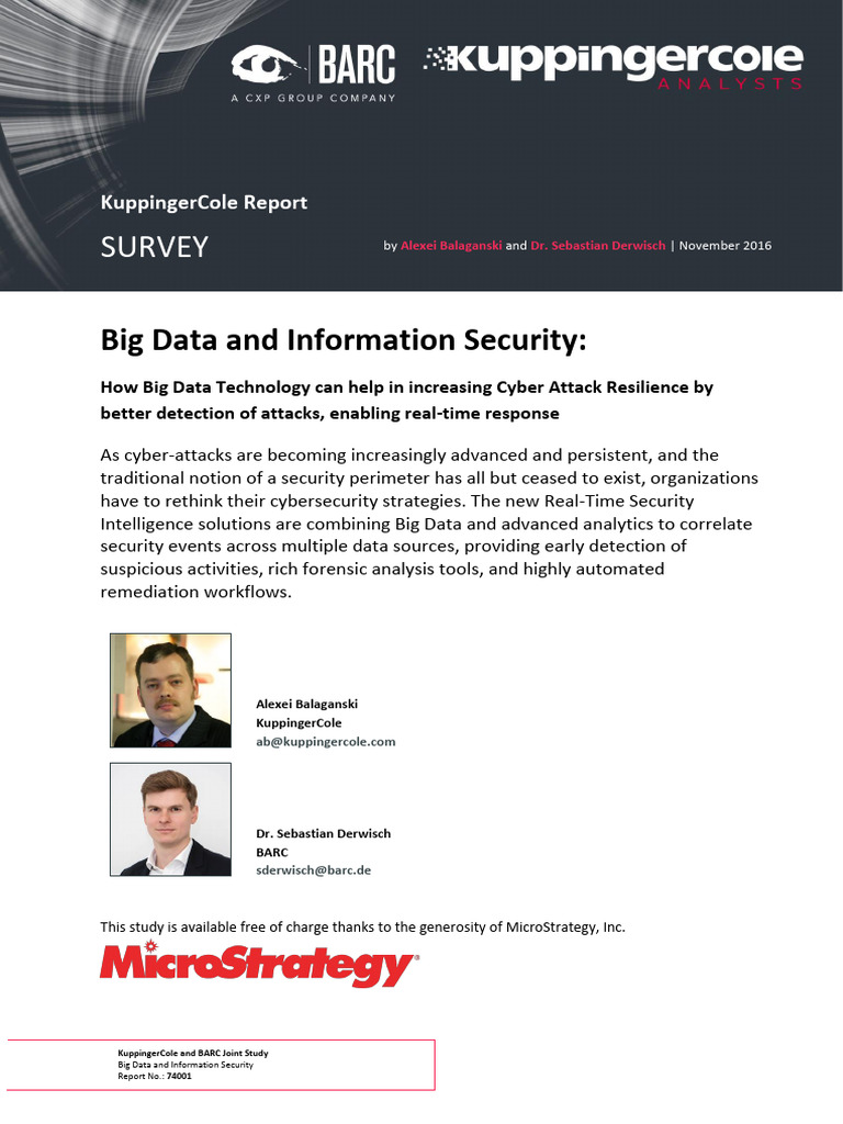 Big Data and Information Security 16 | PDF | Security | Computer Security