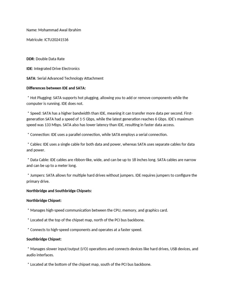 PC Hardware Assignment | PDF | Computer Data Storage | Solid State Drive