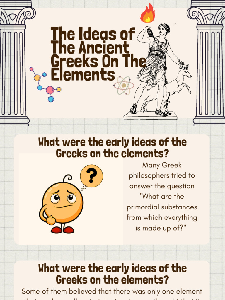 Ancient Greek Elemental Theories | PDF