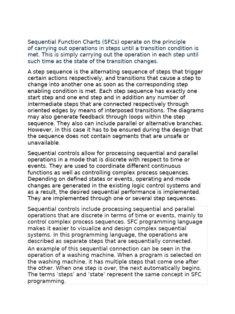 How Does SFC Programming Work | PDF | Mathematics