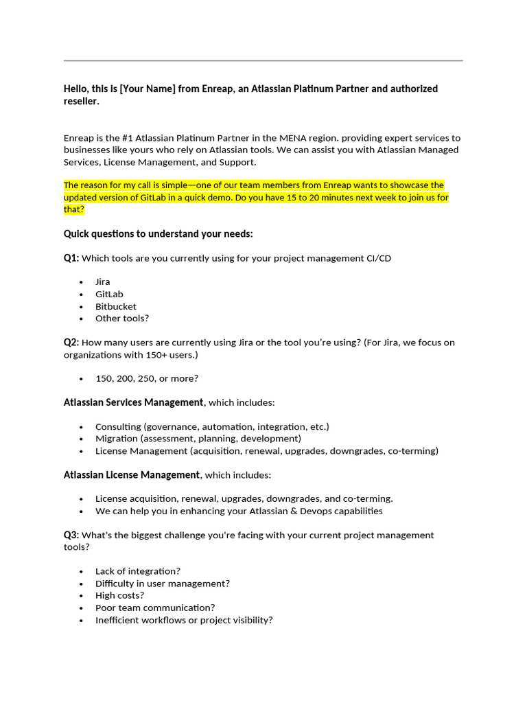 Atlassian Jira Script | PDF