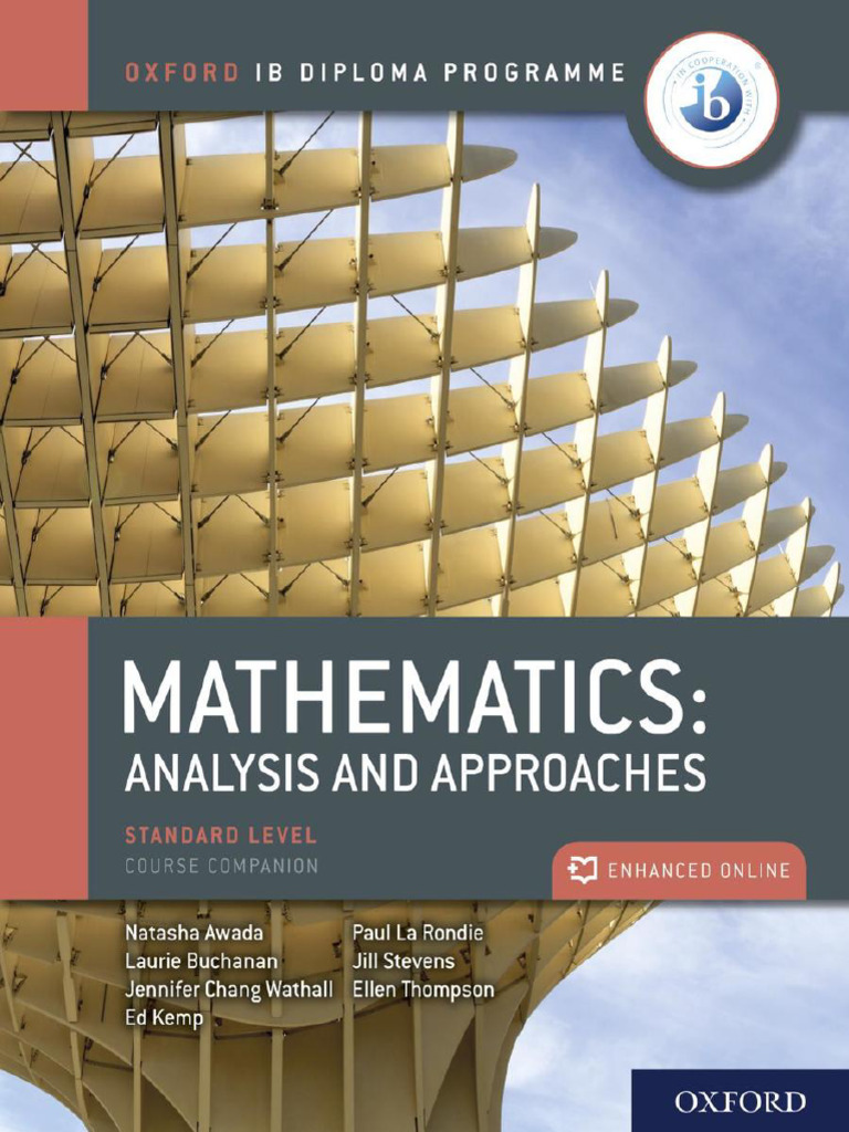 OXFORDmathematics SL Analysis and Approaches 2019 | PDF