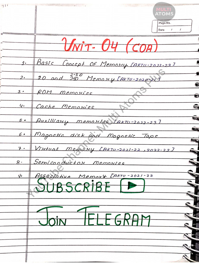 COA-UNIT4-byMultiAtoms | PDF