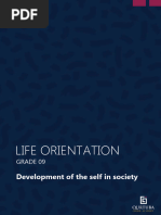 Goal Setting in Grade 9 Life Orientation | PDF | Goal | Decision Making