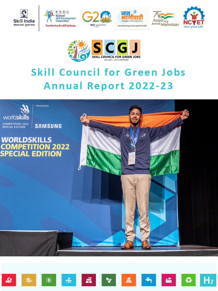 SCGJ Annual Report 2022-23 Overview | PDF | Green Job | Sustainable Energy