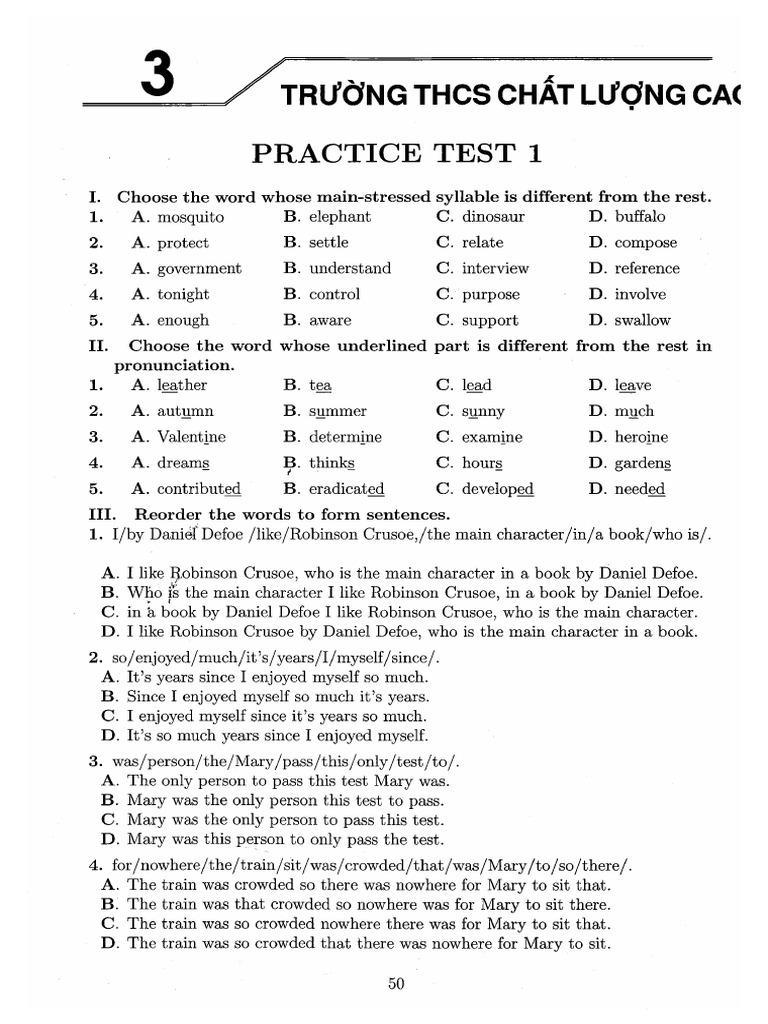 Practice Test | PDF