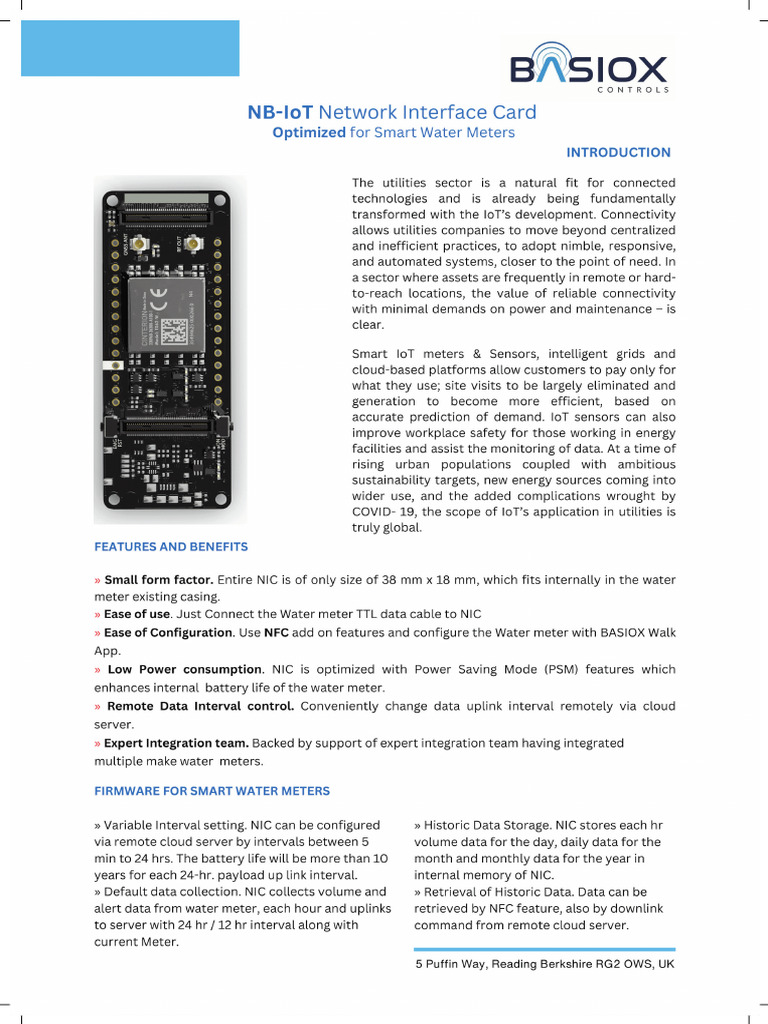 NB-IoT Datasheet | PDF