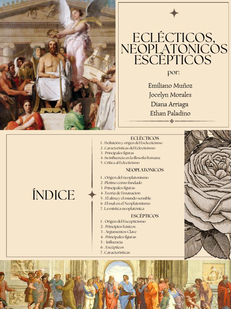 Eclécticos, Neoplatónicos y Escépticos - 20241016 - 085200 - 0000 | PDF ...
