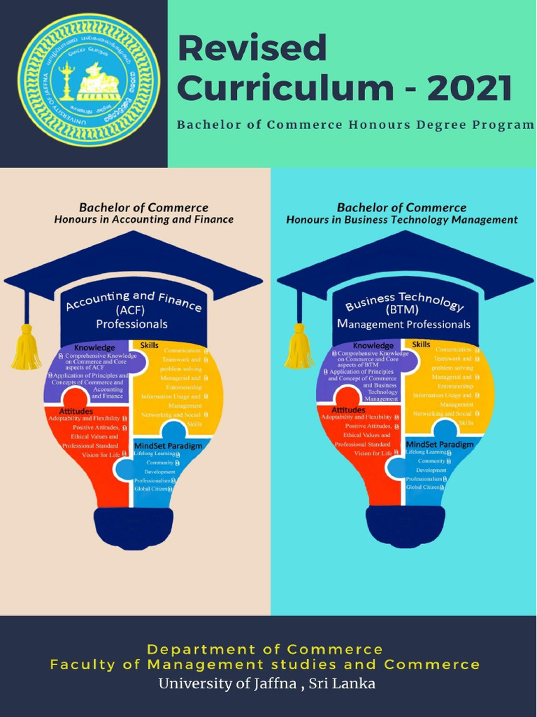 BCom Curriculum UoJ 12 03 2022 | PDF | Entrepreneurship | Leadership