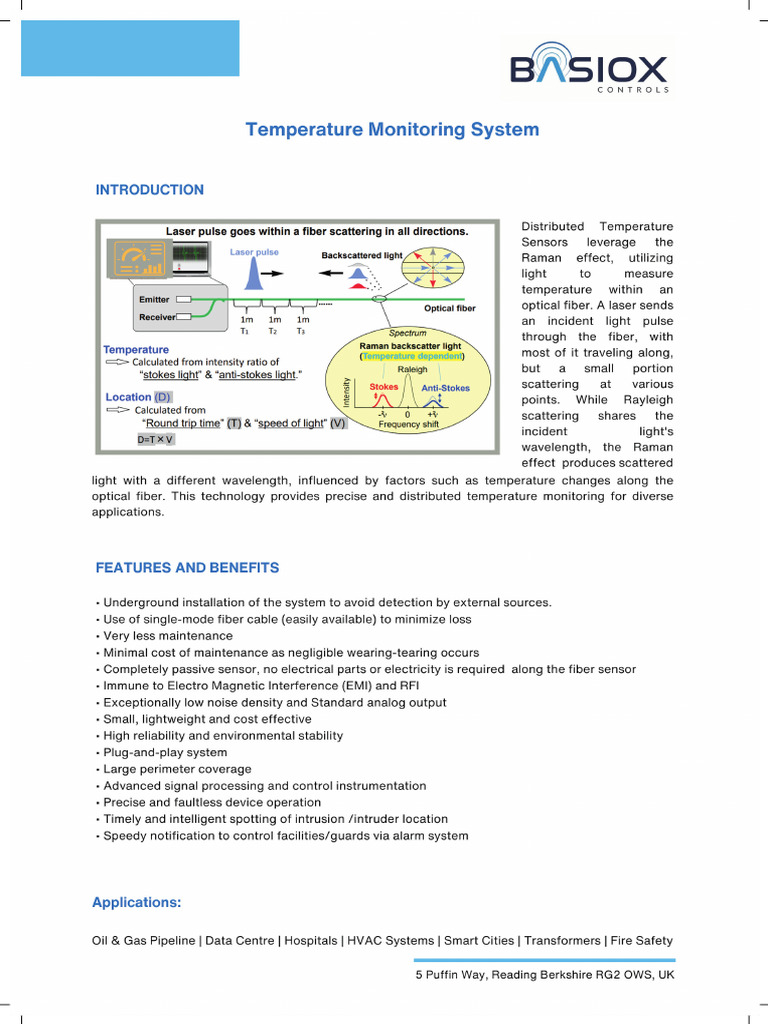 Temperature Monitoring System - TMS | PDF
