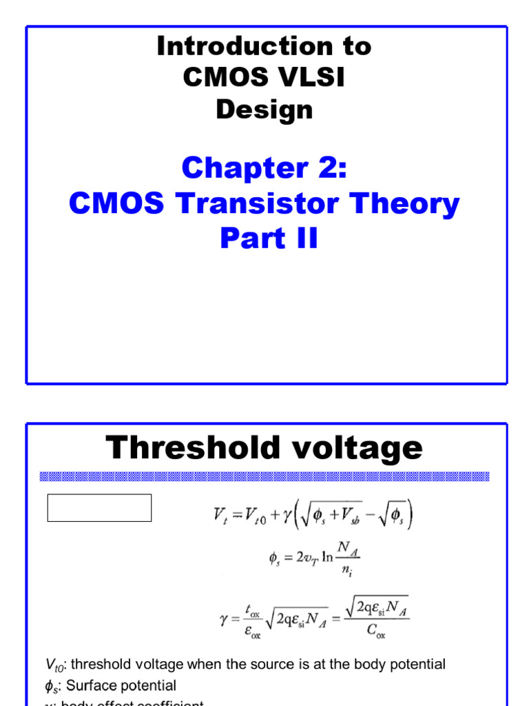 Chapter 2 - Part2 | PDF | Cmos | Bipolar Junction Transistor