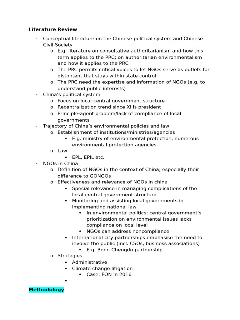 Lindner - Master Thesis - Methodology and Interview Questions | PDF ...