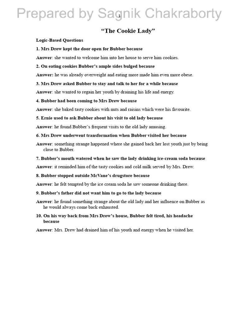 The Cookie Lady - Watermark | PDF