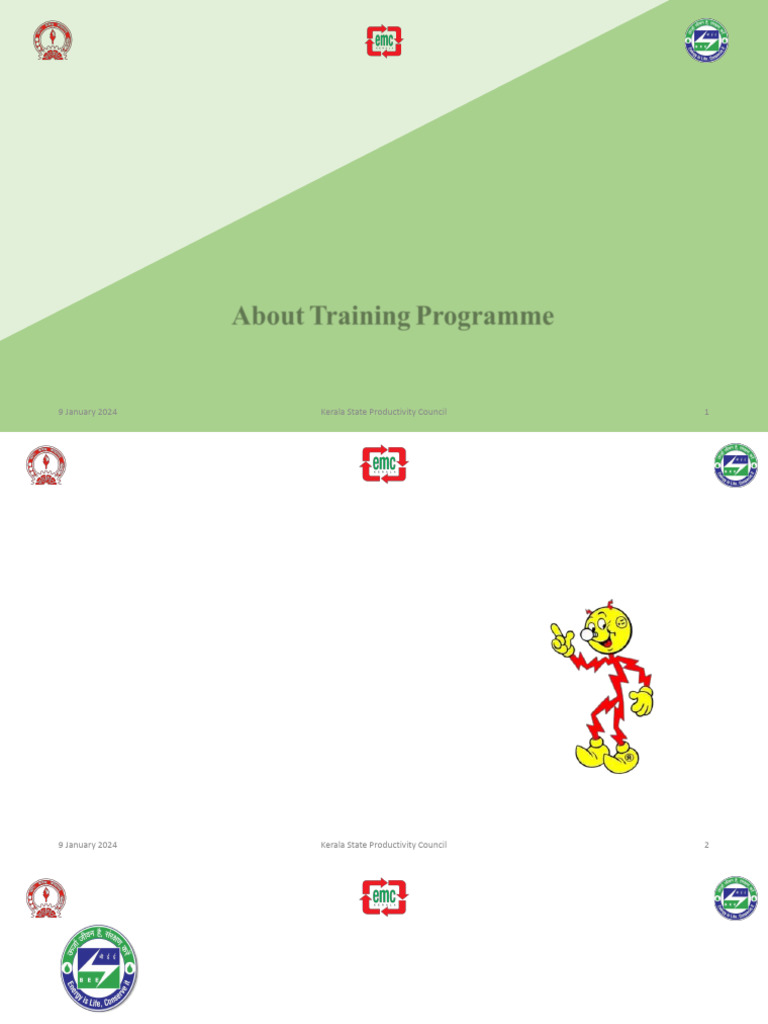 PPT - 1_About Training Programme | PDF | Energy Conservation | Efficient Energy Use