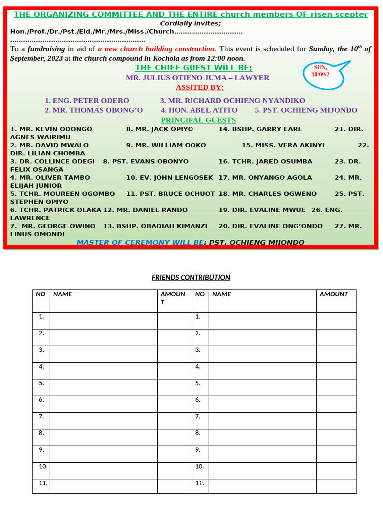 Whatsapp Harambee Card | PDF
