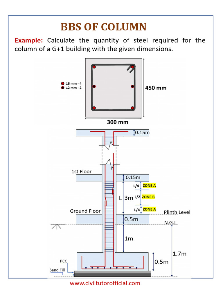 Bbs of Column Xr1q3m | PDF | Length | Column