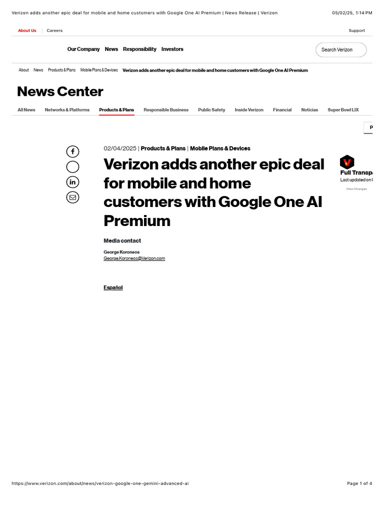 Verizon Adds Another Epic Deal For Mobile and Home Customers With ...