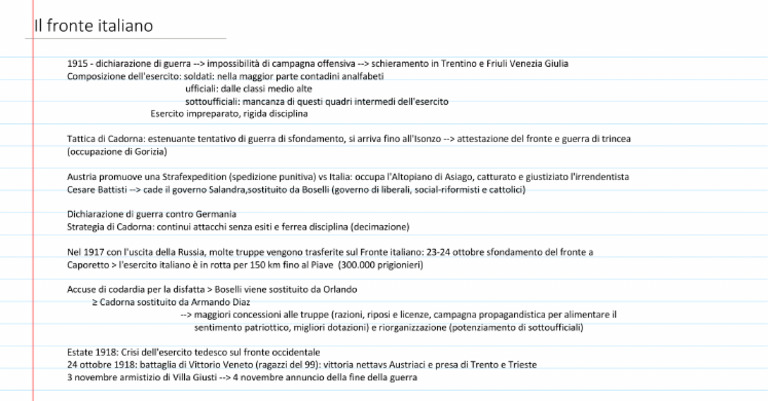 Il Fronte Italiano | PDF