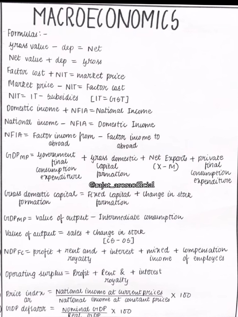 all formulas eco | PDF