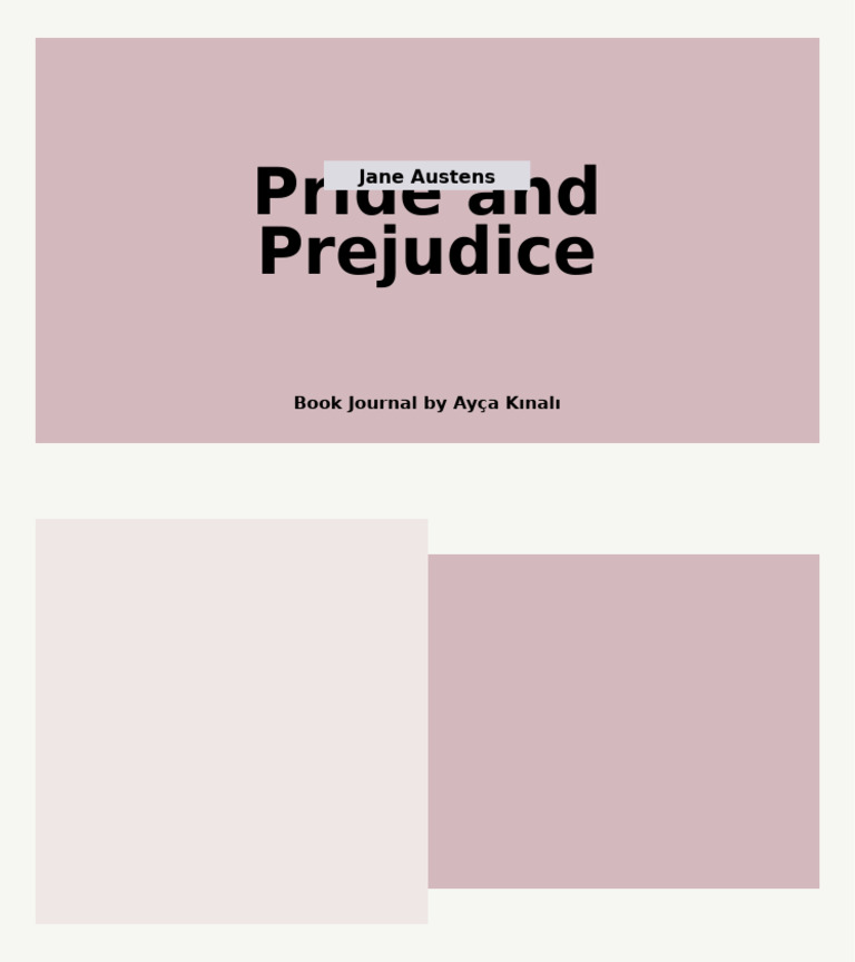 Pride and Prejudice: Jane Austens | PDF