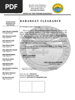 Barangay Certification Forms | PDF | Philippines