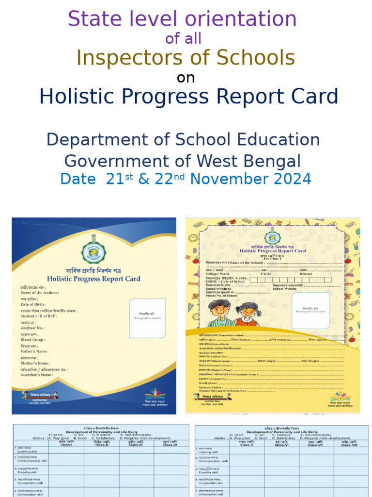 Holistic Progress Report Card Overview | PDF | Thought | Empathy