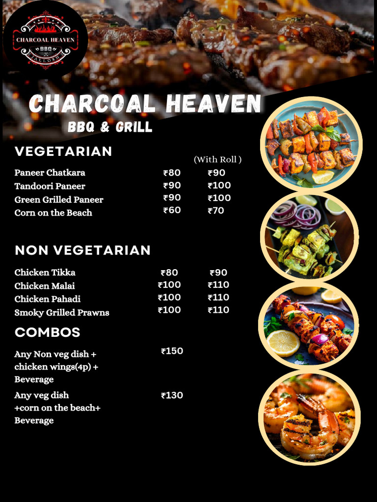BBQ Menu: Veg & Non-Veg Options | PDF