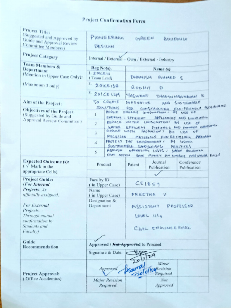 Project Approval Process | PDF
