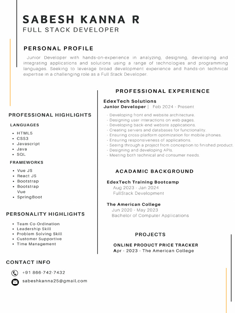 Sabesh-Kanna-Resume | PDF