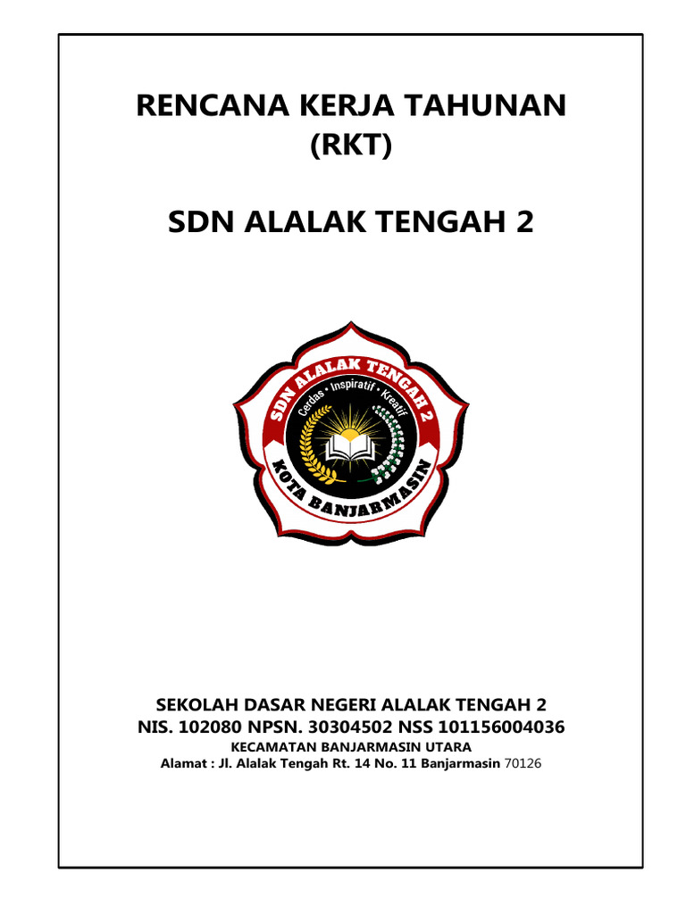 Rencana Kerja Tahunan SDN At2 | PDF