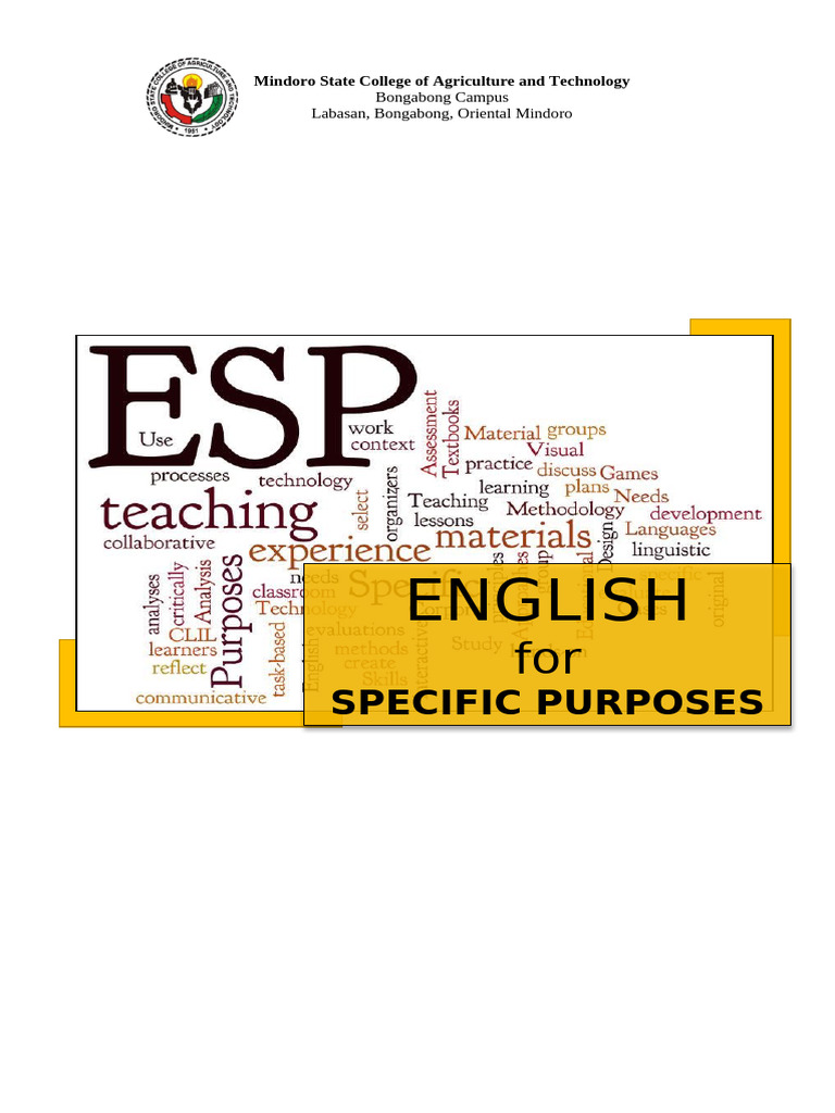 ESP Teaching and Learning in the Philippines | PDF | Learning | English ...