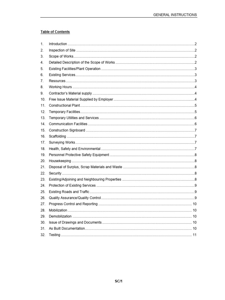 3. GENERAL INSTRUCTIONS | PDF | Employment | Quality Assurance