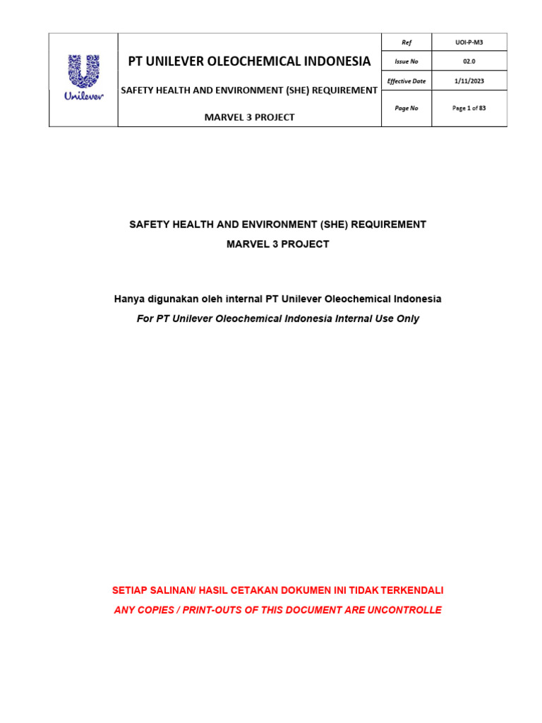 SHE Requirement - R.002 | PDF | Personal Protective Equipment | Driving