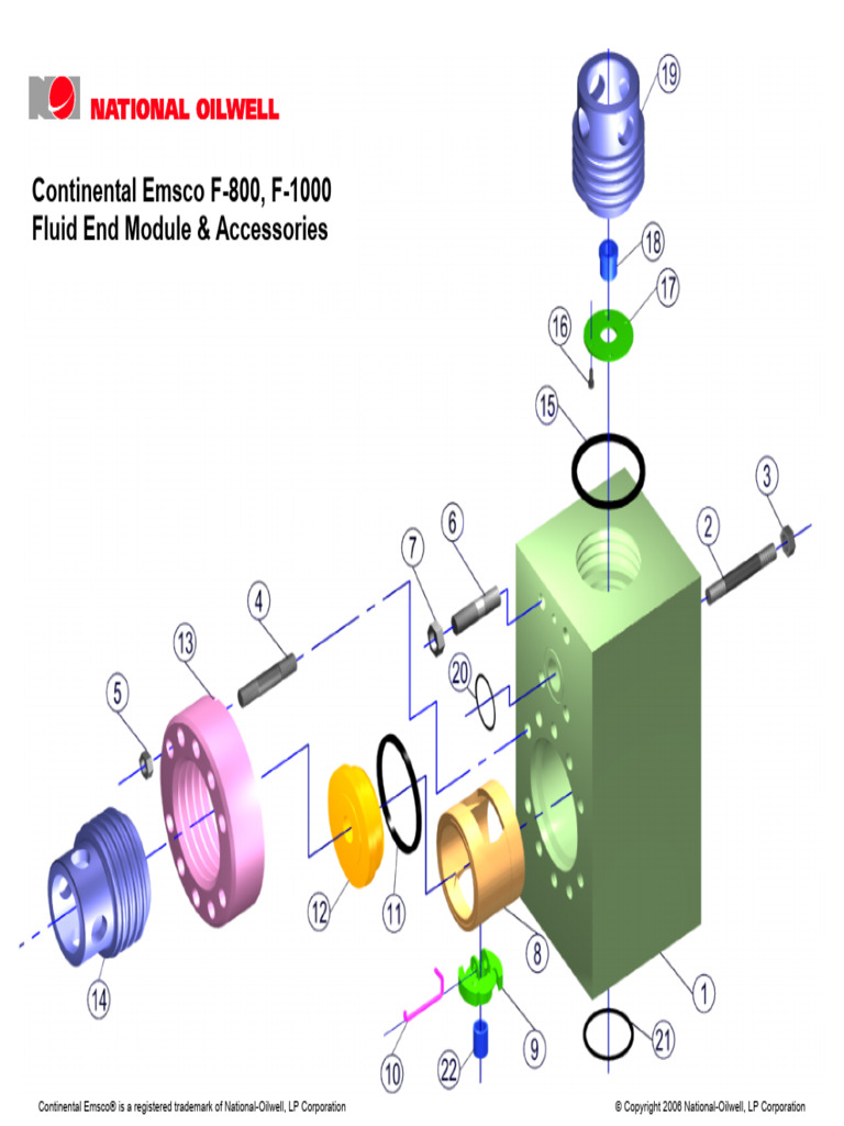 Continental Emsco Slush Pumps | PDF | Valve | Pump