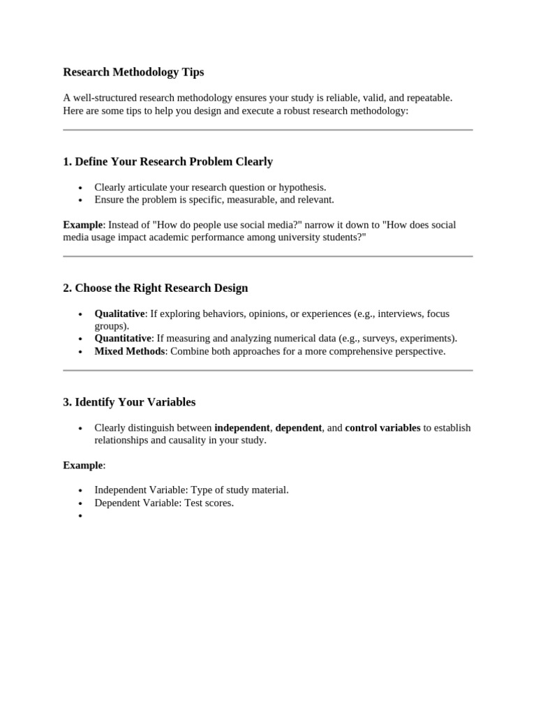 Research Methodology for Students | PDF
