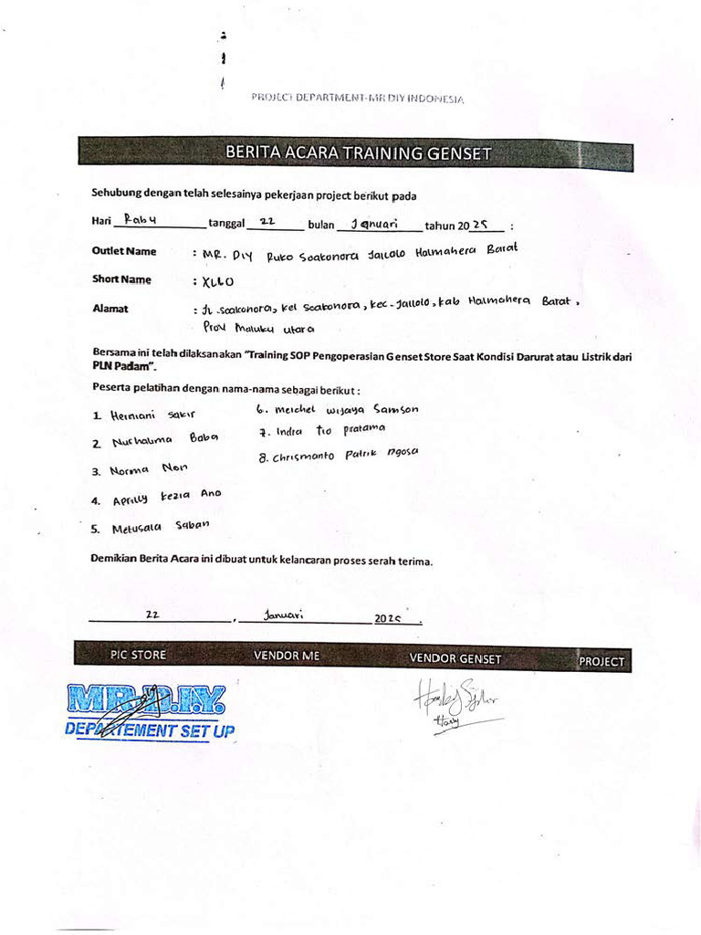 BATG - XLLO Jailolo Halmahera Barat | PDF