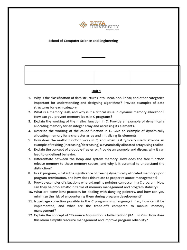 QB DS | PDF | Pointer (Computer Programming) | Computer Programming QB DS | PDF | Pointer (Computer Programming) | Computer Programming