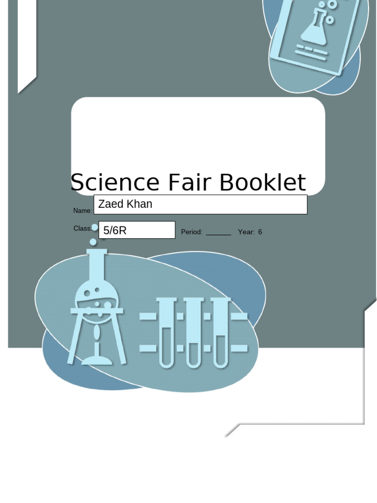 Science Fair Booklet | PDF | Experiment | Design Of Experiments