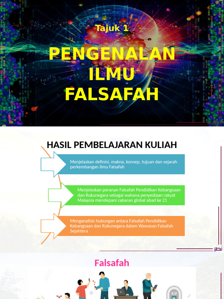 Tajuk 1 Pengenalan Ilmu Falsafah | PDF