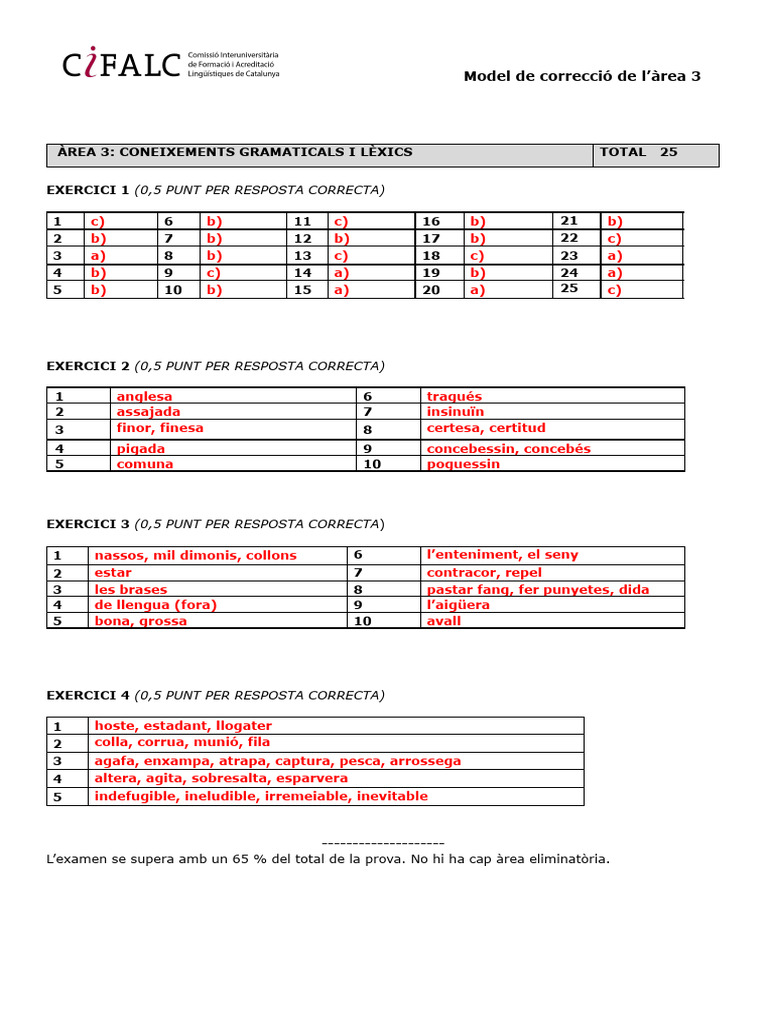 C2 Area3 Model2 Correccio | PDF